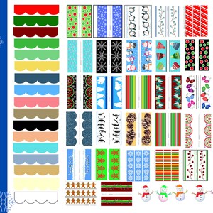 Winter BORDERS | Bulletin Board BORDER Set | Printable Set | Border ...