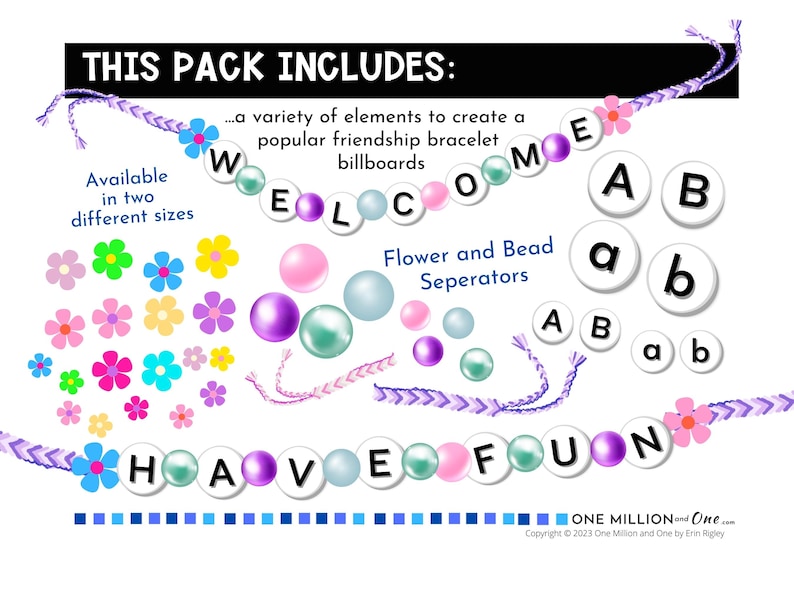 Friendship Bracelet Bulletin Board Set | Printable Classroom Decor ...