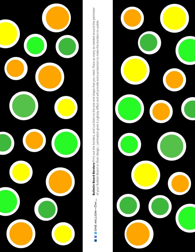 Halloween Borders | Bulletin Borders Printable Set | 50 Different ...