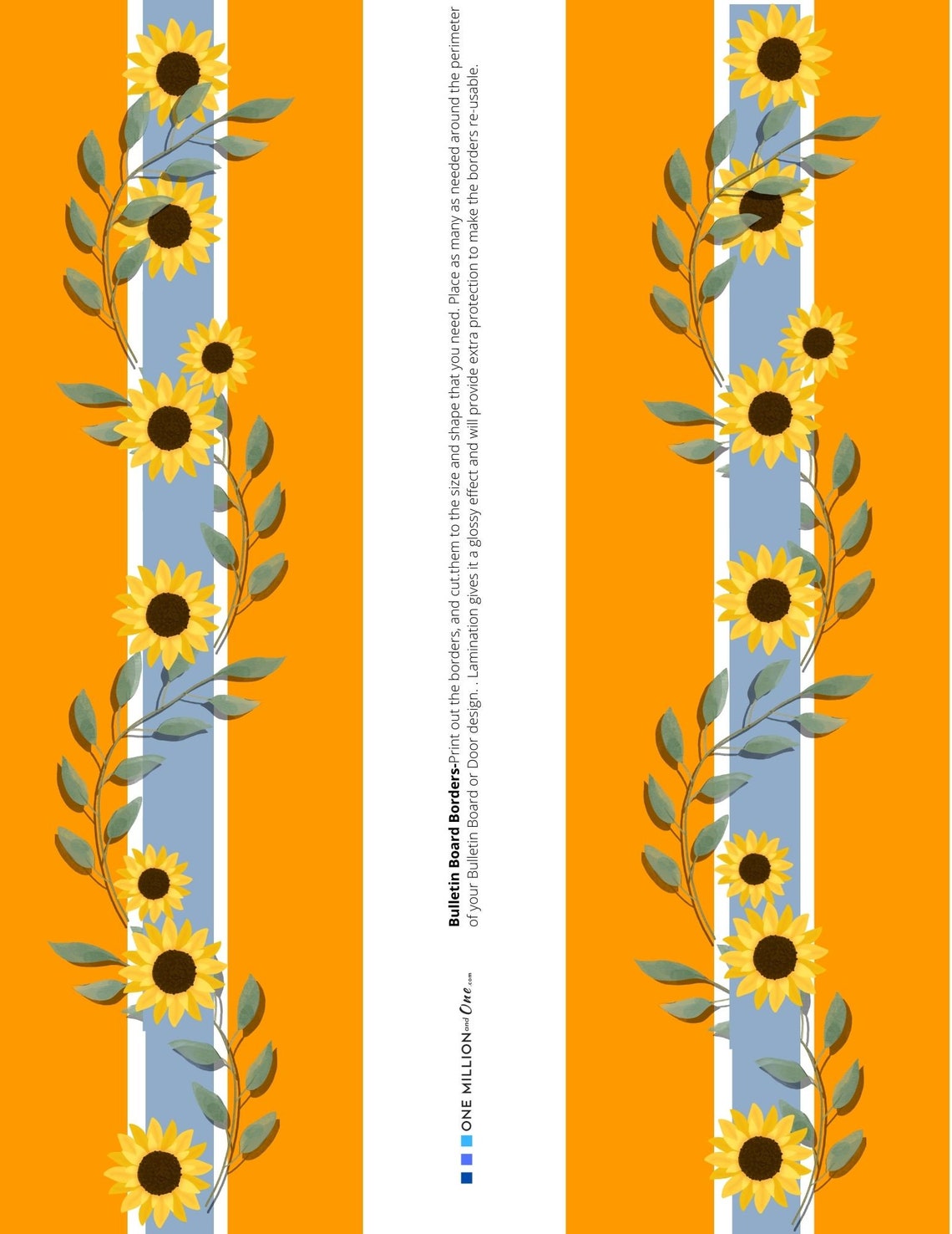 FALL BORDERS Bulletin Board Borders Printable Set 50 - Etsy