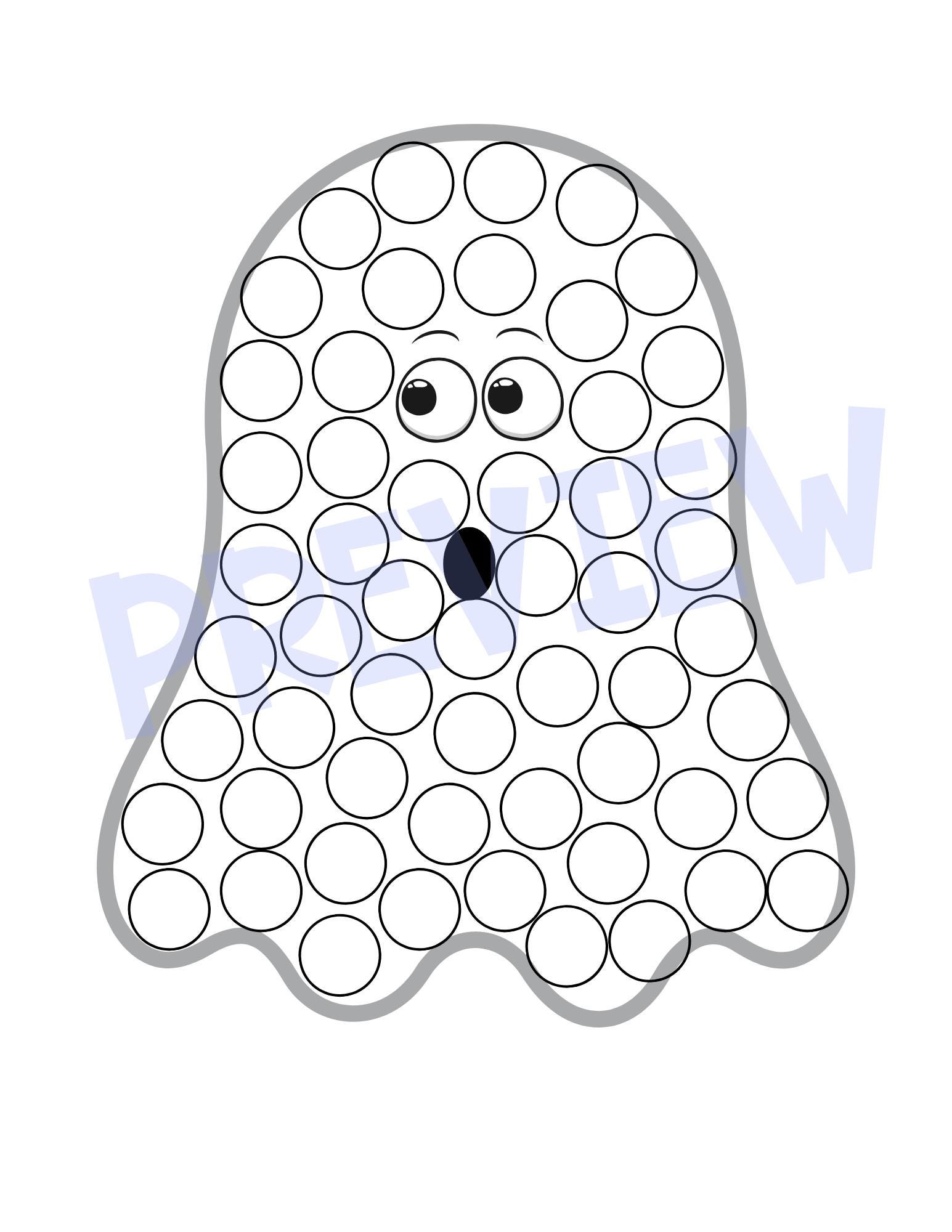 Dotter Activity Pages for Fall and Halloween-early Learners-dot Art ...