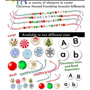 Christmas Friendship Bracelet Bulletin Board Kit: Alphabet Beads (PDF ...