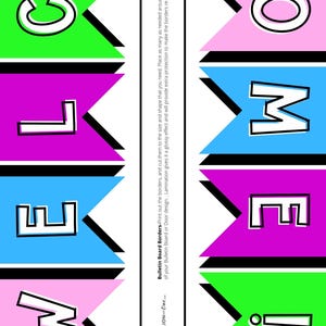 Back to School BORDERS | Bulletin Board Borders | Classroom Decorations ...