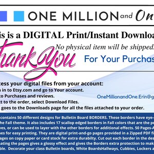 Winter BORDERS | Bulletin Board BORDER Set | Printable Set | Border ...