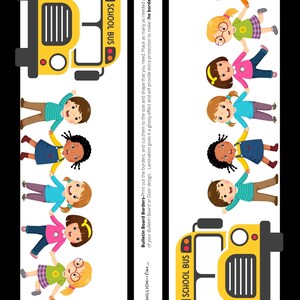 Back to School BORDERS | Bulletin Board Borders | Classroom Decorations ...