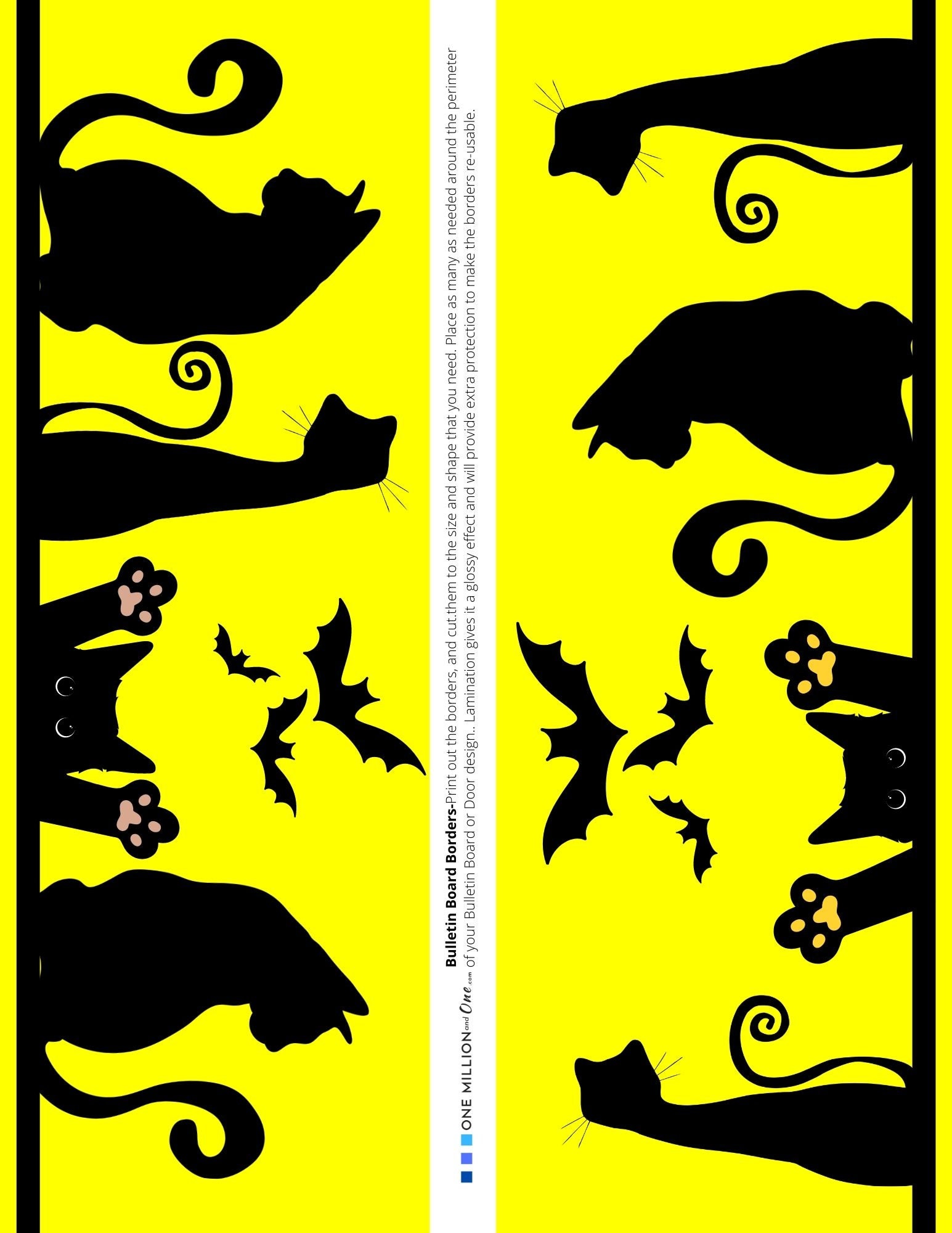 Halloween Borders | Bulletin Borders Printable Set | 50 Different ...