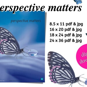 Perspective Matters Digital Wall Art | Inspirational Printable Poster ...