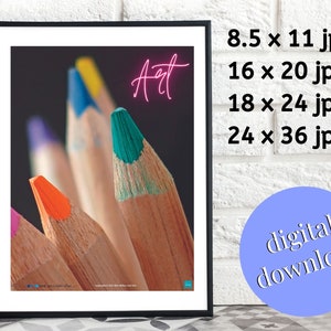 Printable Wall Art- Inspirational Poster, Classroom Decor, Educational ...