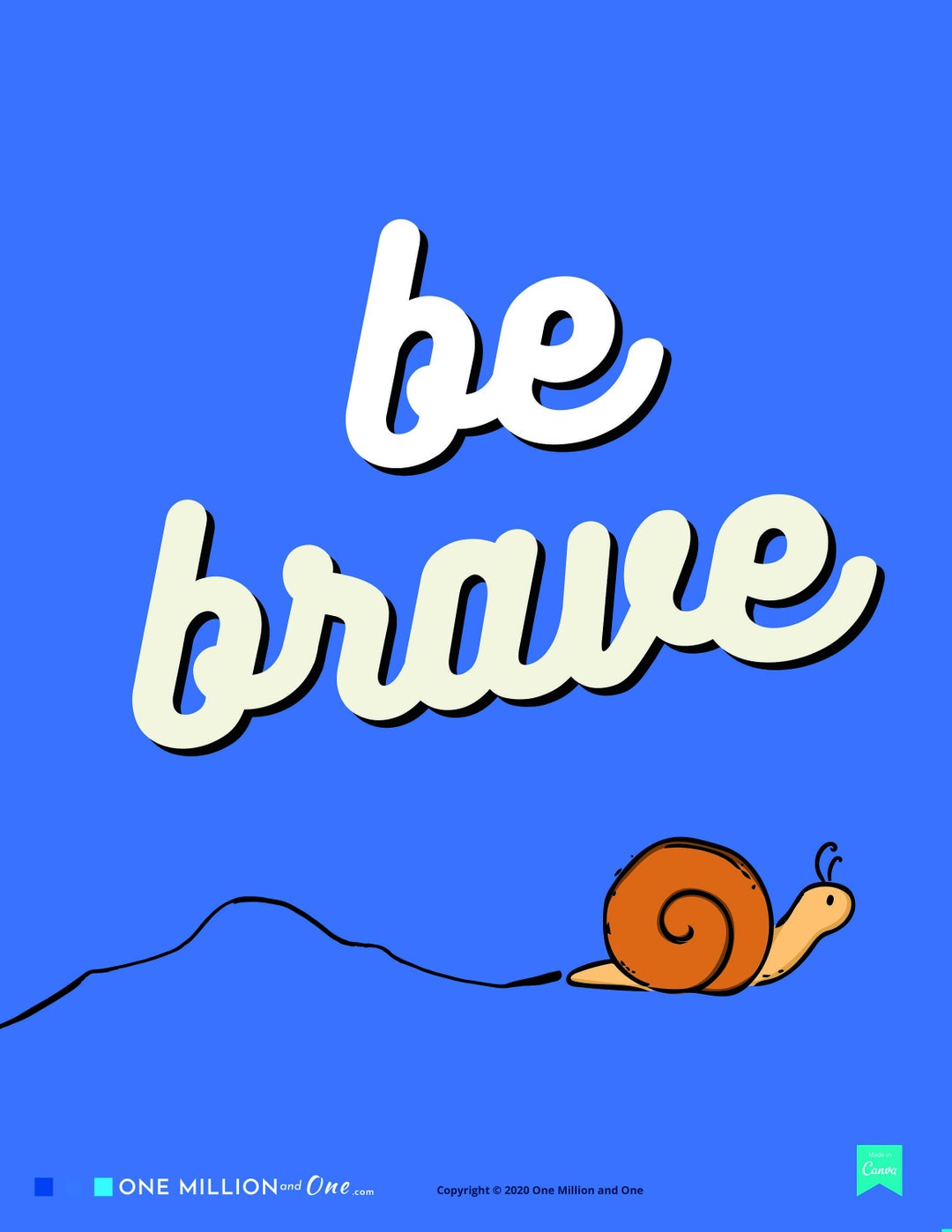 Empowering Wall Art for Teachers and Students - Be Brave Quote ...