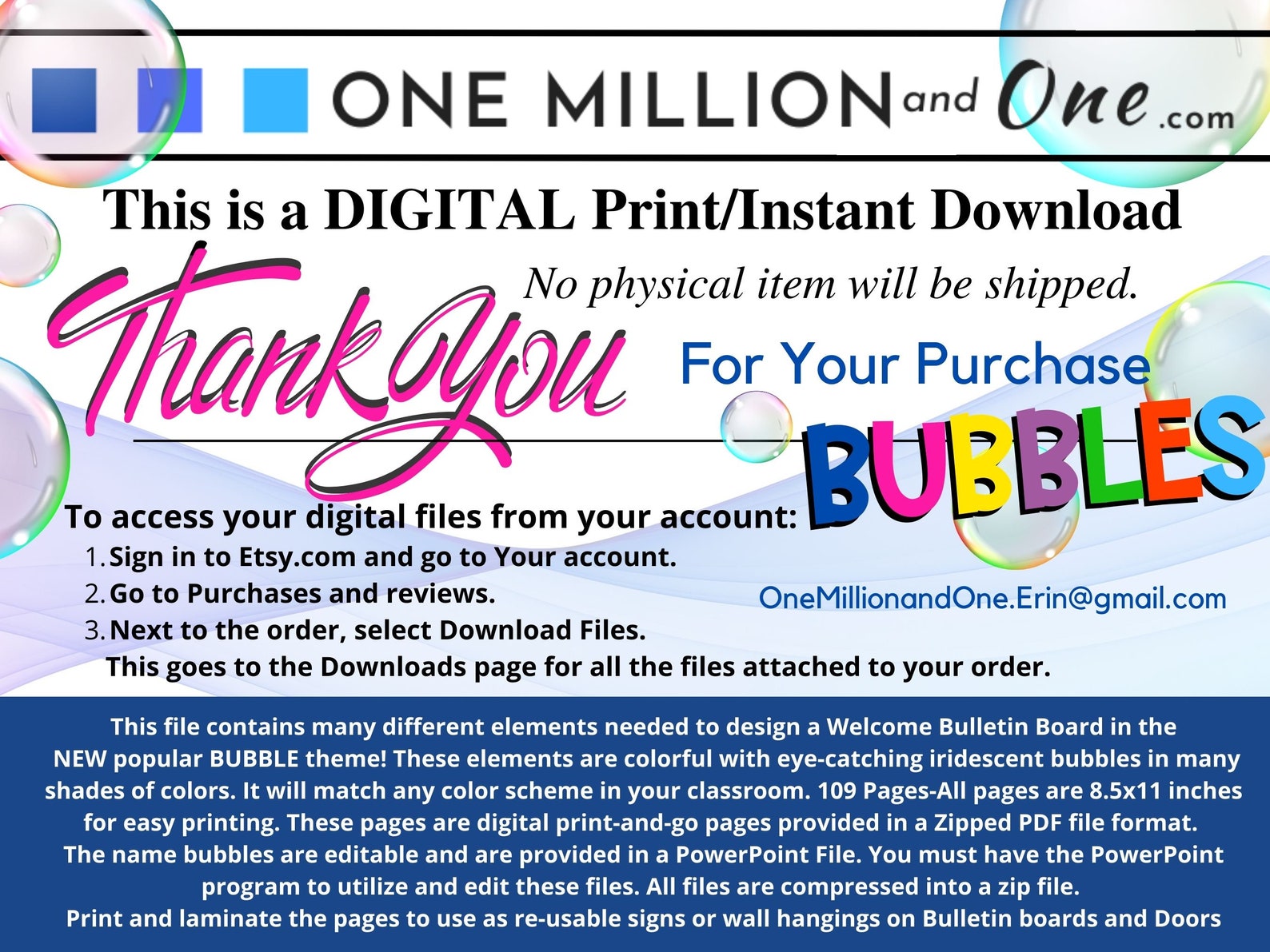 BULLETIN BOARD KIT | Bubble Theme | Classroom Decor | Welcome to Our ...