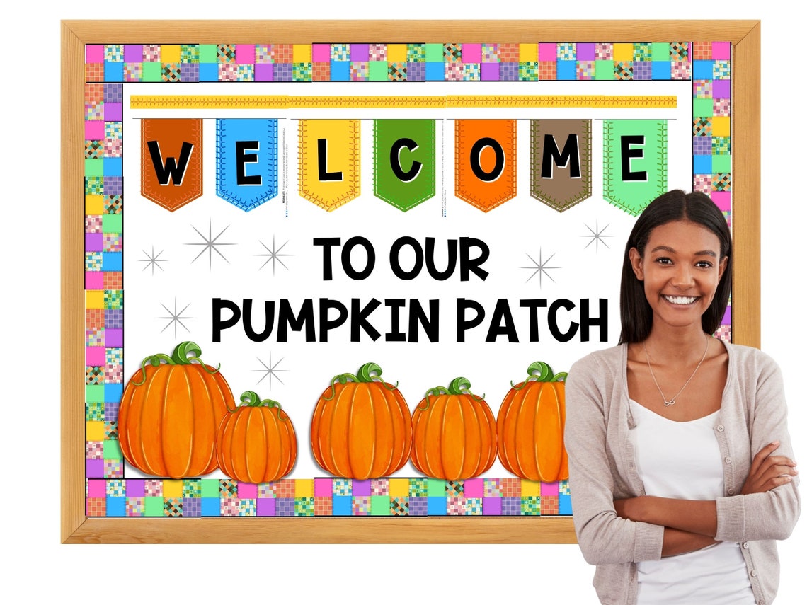 Bulletin Board Kit Fall Theme Welcome to Our Pumpkin Patch Bulletin ...