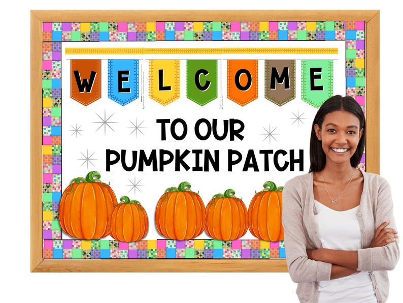 Bulletin Board Kit | Fall Theme | Welcome to Our Pumpkin Patch Bulletin ...