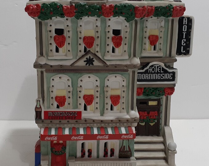 Coca-cola Town Square Collection MORNINGSIDE HOTEL 2002 Fiber Optic ...