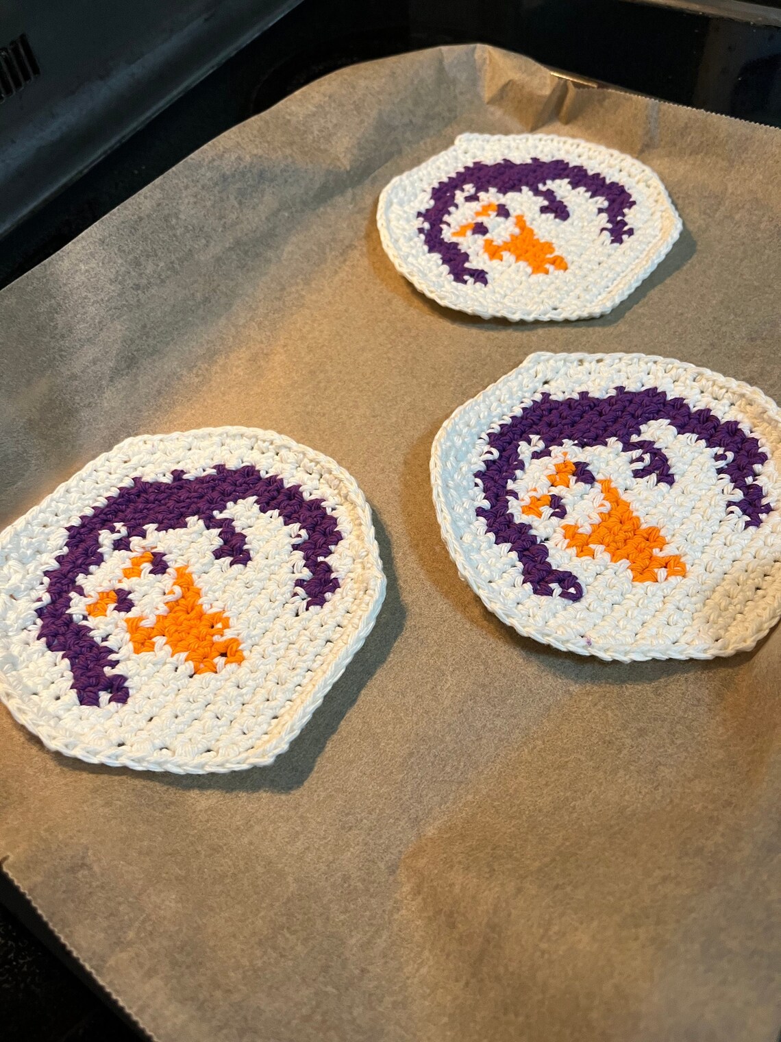 GHOST Crochet Cookie Coaster Pattern | PDF PATTERN Only | Pillsbury ...