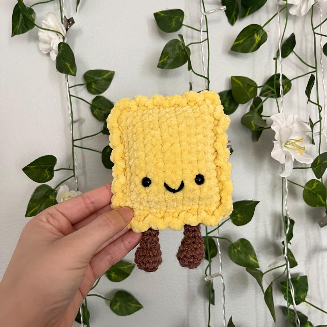 Crochet Farfalle & Ravioli Jellycat Inspired Plushies | Handmade ...