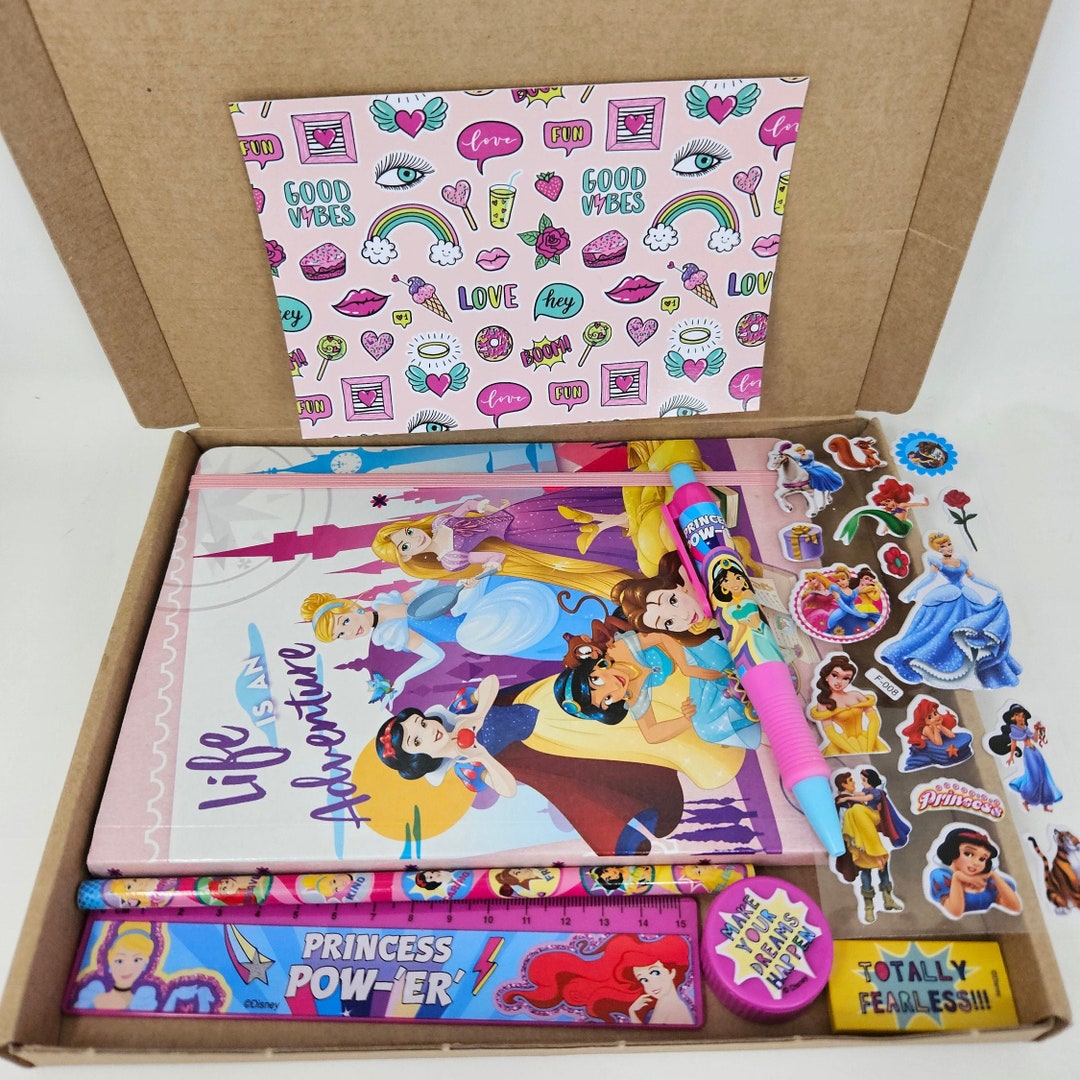 Gift for Girls Disney Princess Stationary Gift Set Children's Hamper ...