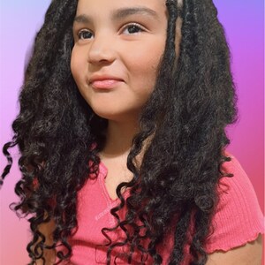 Medium Curly Jade Locs 100% Human Hair - Etsy