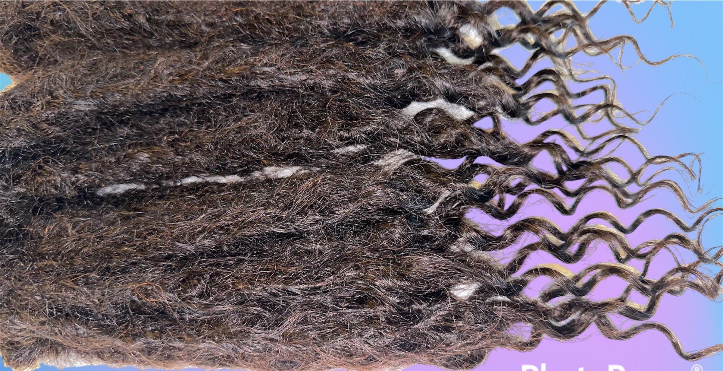 Medium Curly Jade Locs 100% Human Hair - Etsy