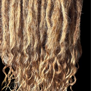 Medium Curly Jade Locs 100% Human Hair - Etsy