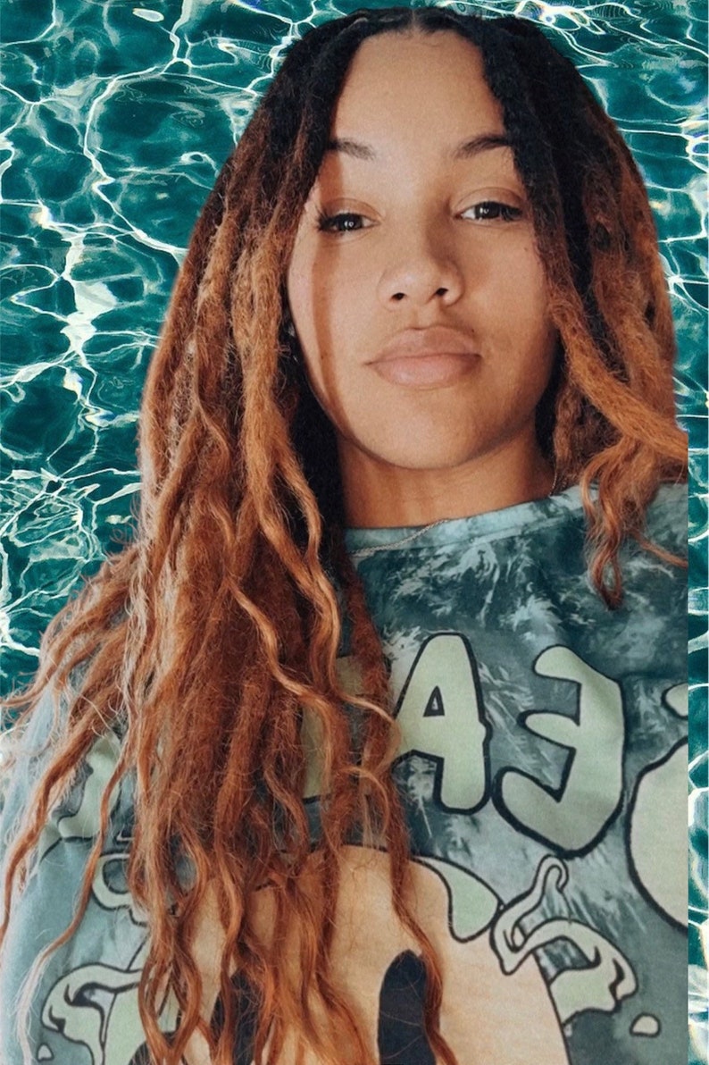 Medium Curly Jade Locs 100% Human Hair - Etsy