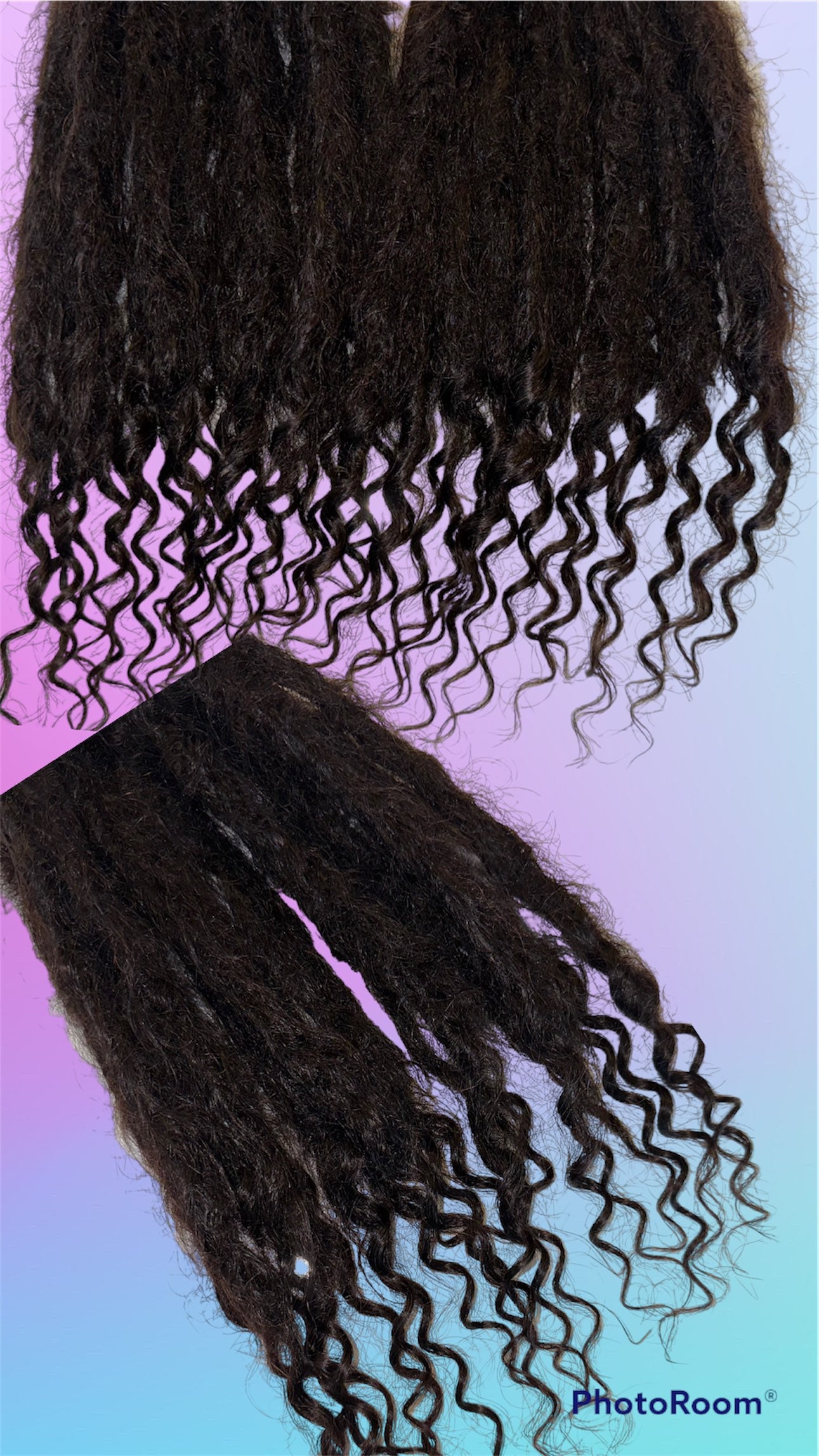 Medium Curly Jade Locs 100% Human Hair - Etsy