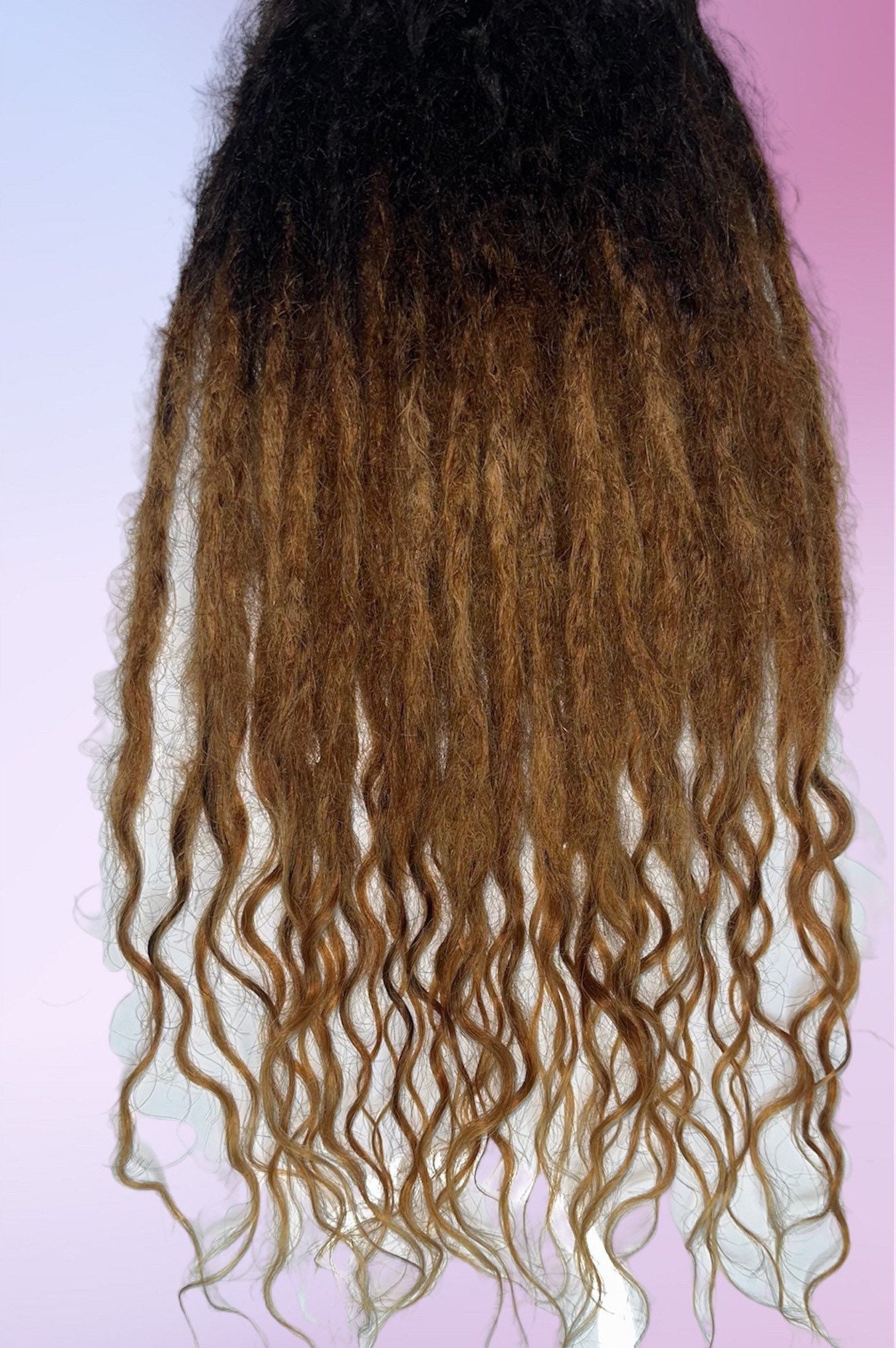 Medium Curly Jade Locs 100% Human Hair - Etsy