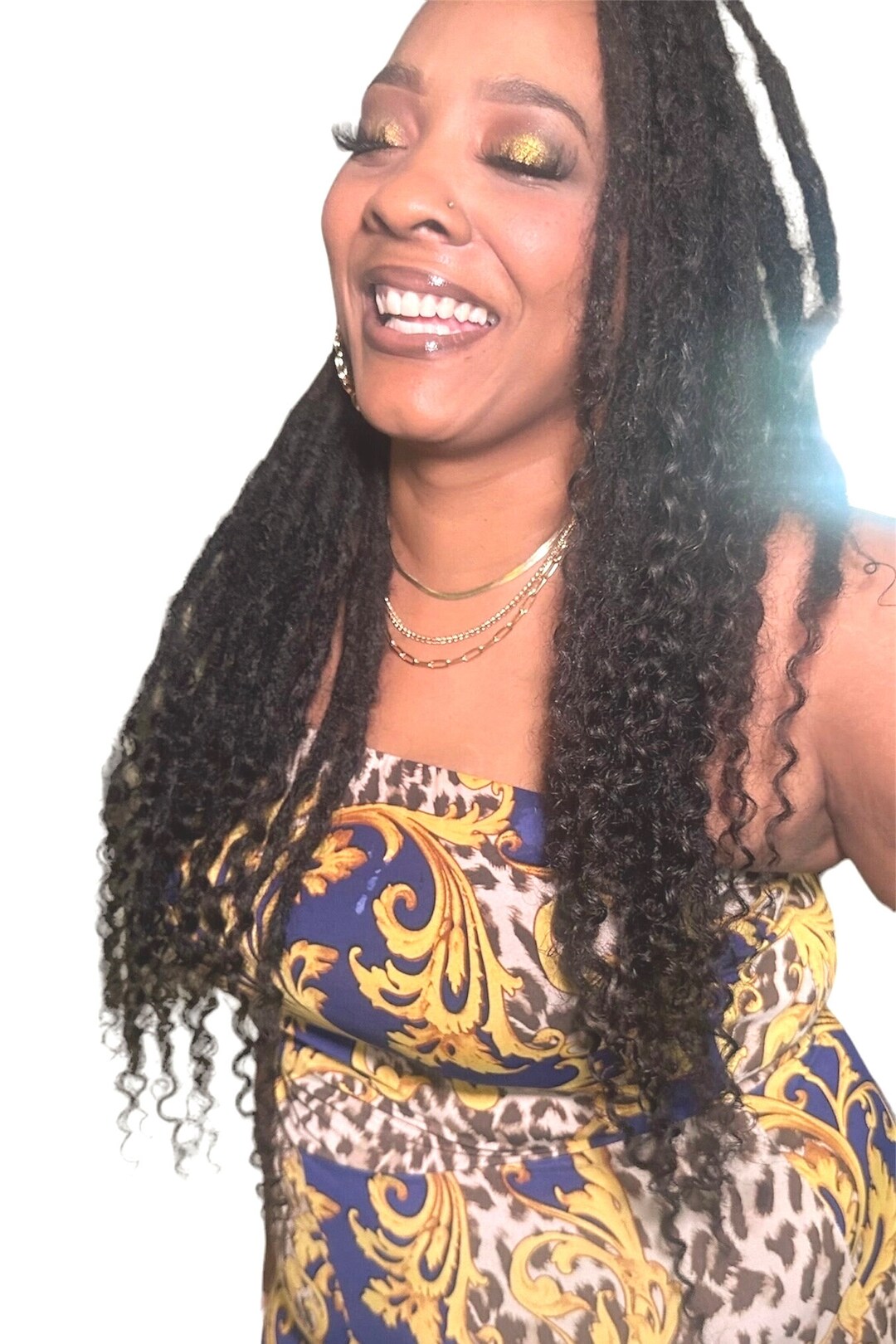 Medium Curly Jade Locs 100% Human Hair - Etsy