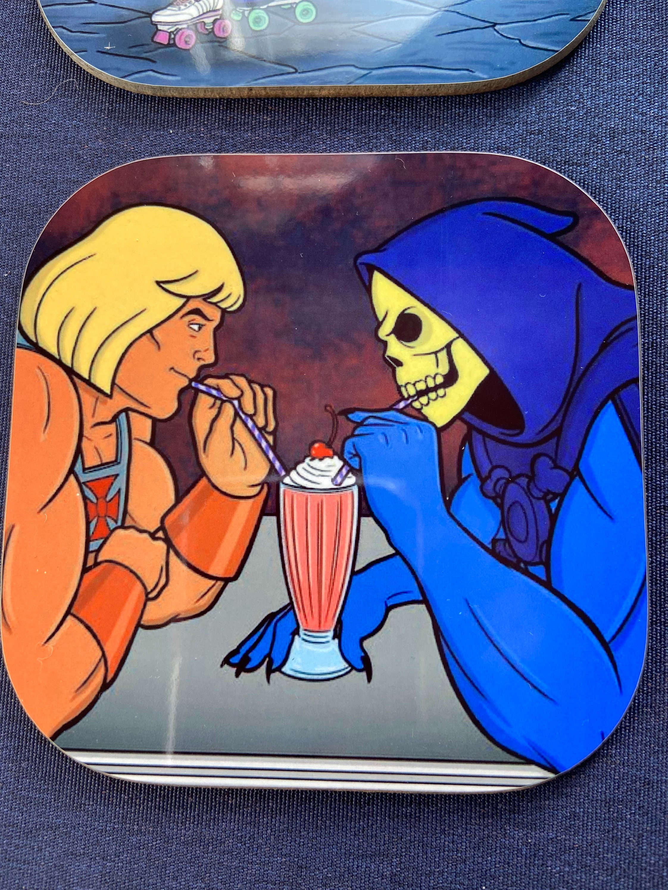 Funny 80s Cartoon Gay Men Coaster Set of 4 - Etsy