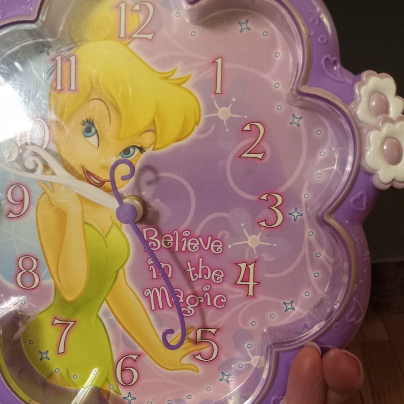 Disney Tinkerbell Clock - Etsy