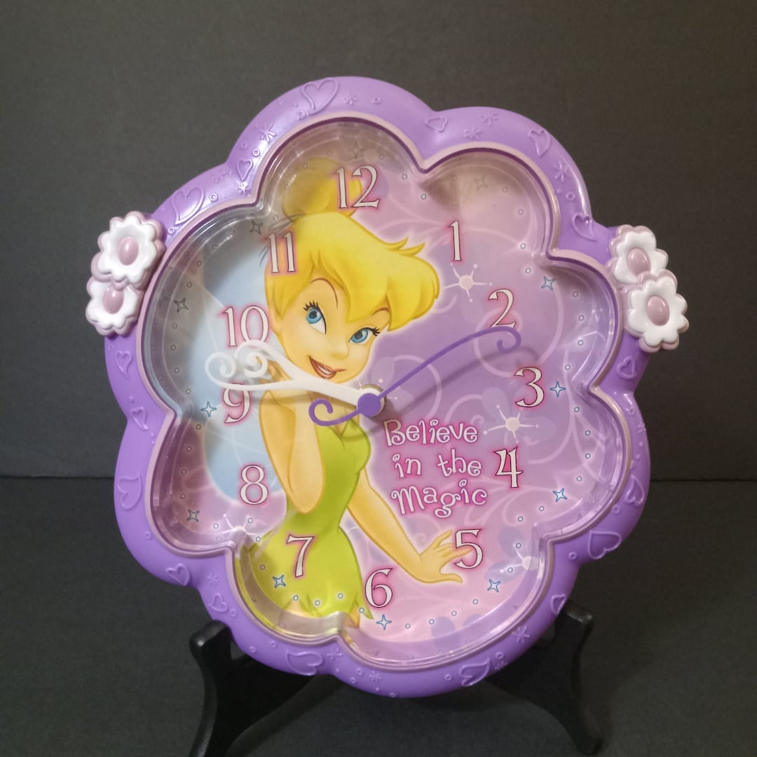 Disney Tinkerbell Clock - Etsy