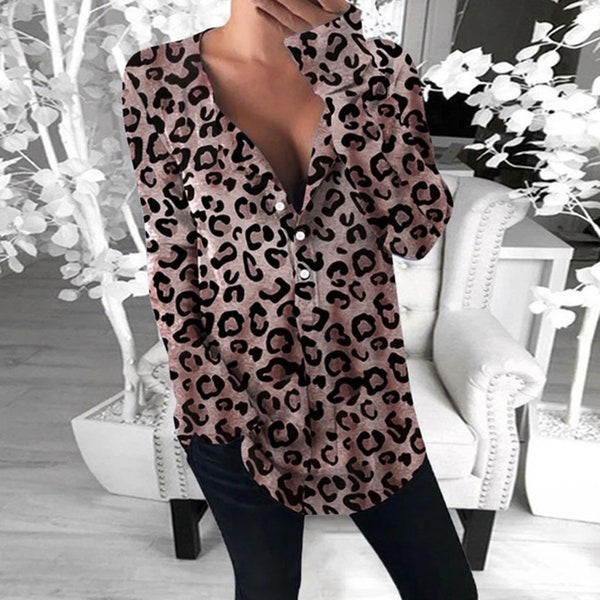 Leopard Print Top - Etsy