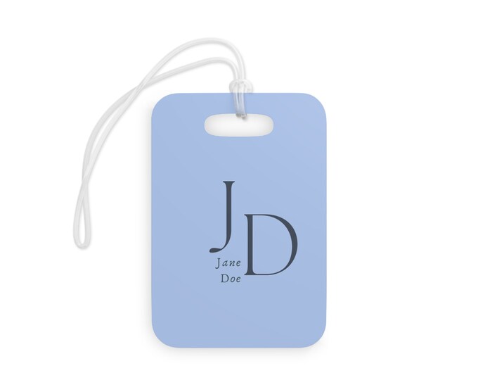 Neon Personalized Luggage Tag Set, Personalized Travel Accessories - Etsy