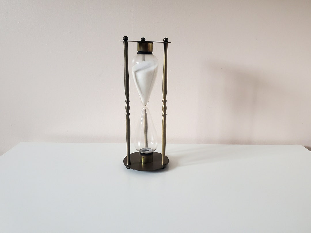 Vintage Sand Clock, Hourglass Sand Timer, 30 Min Timer, Sand Watch ...