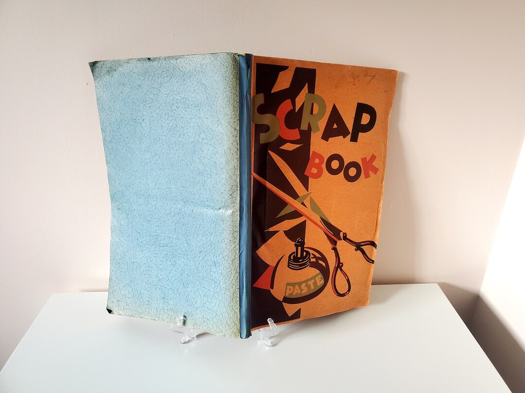 Vintage Scrapbook Photo Book, Antique Scrapbook Handmade, Vintage 1920 ...