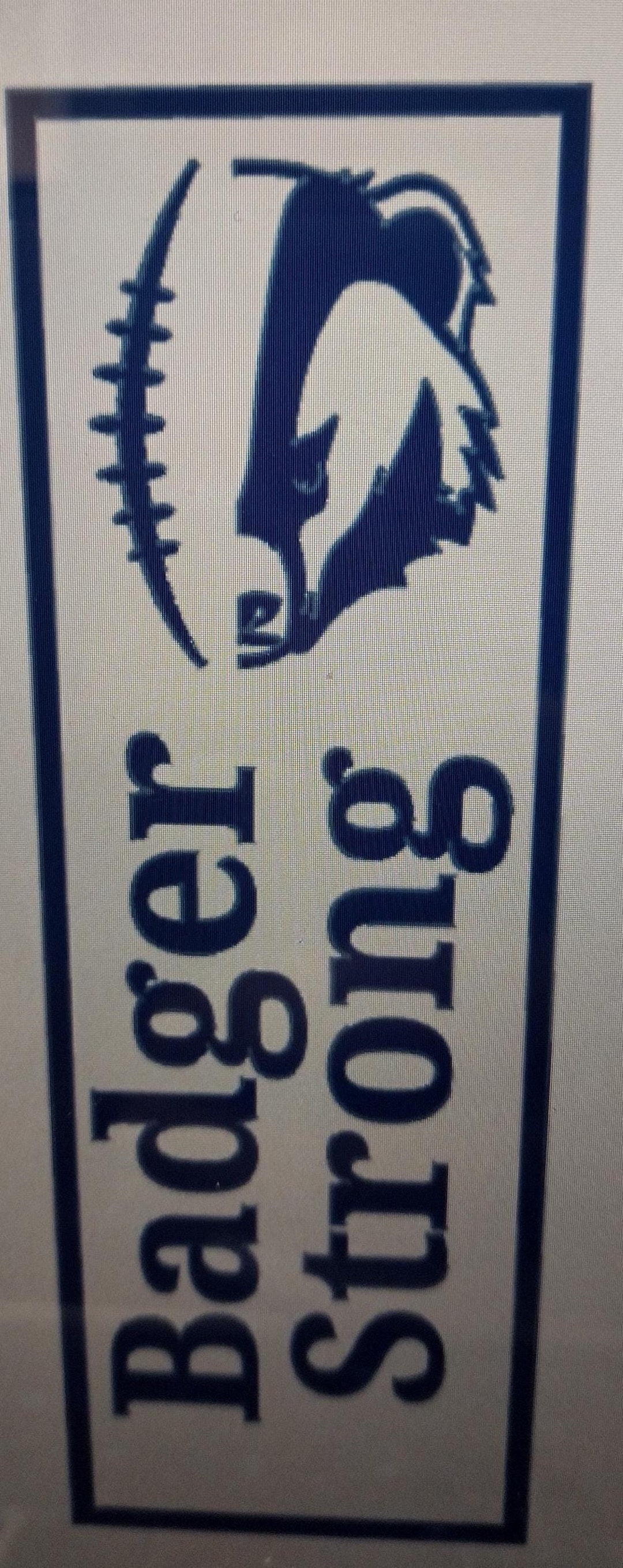 Badger Football Bookmark STL File Personal Use - Etsy