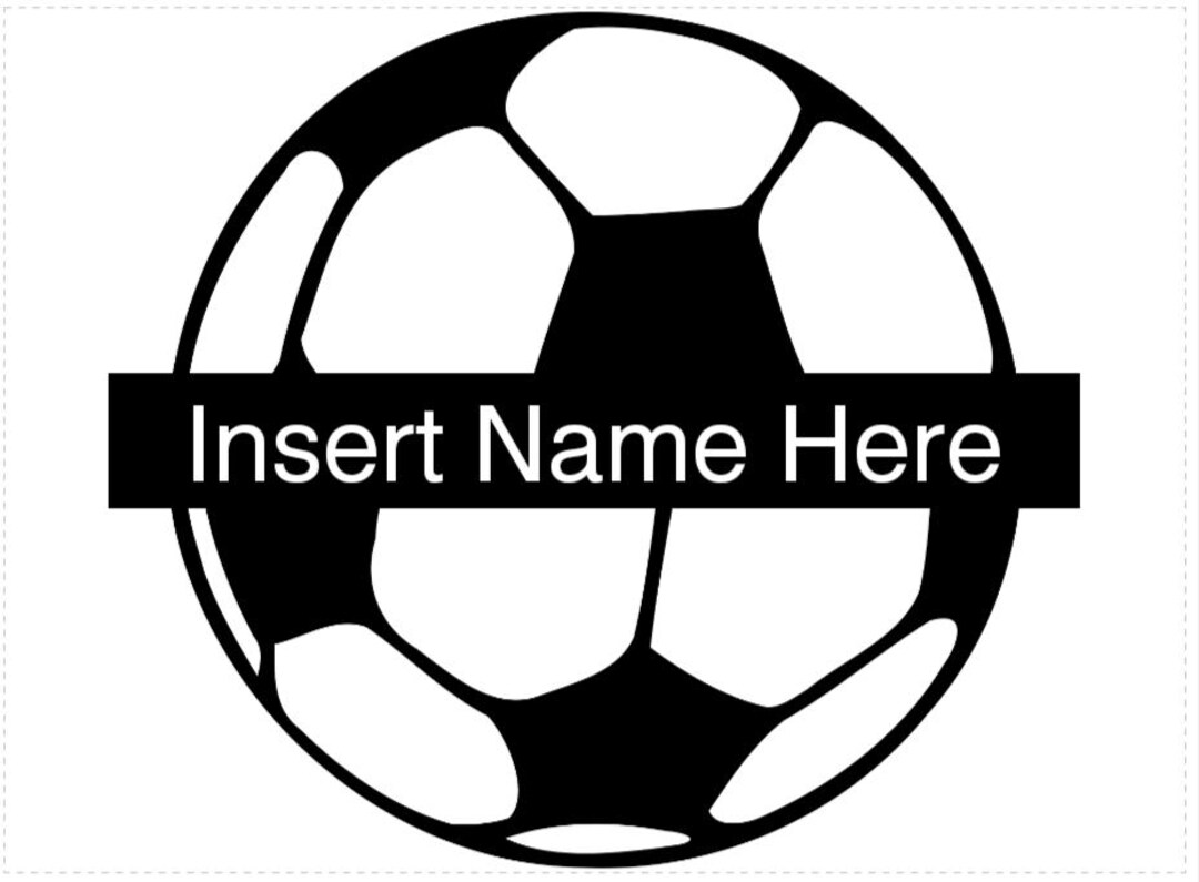 Personalized Soccer Stickers 4x3" - Etsy