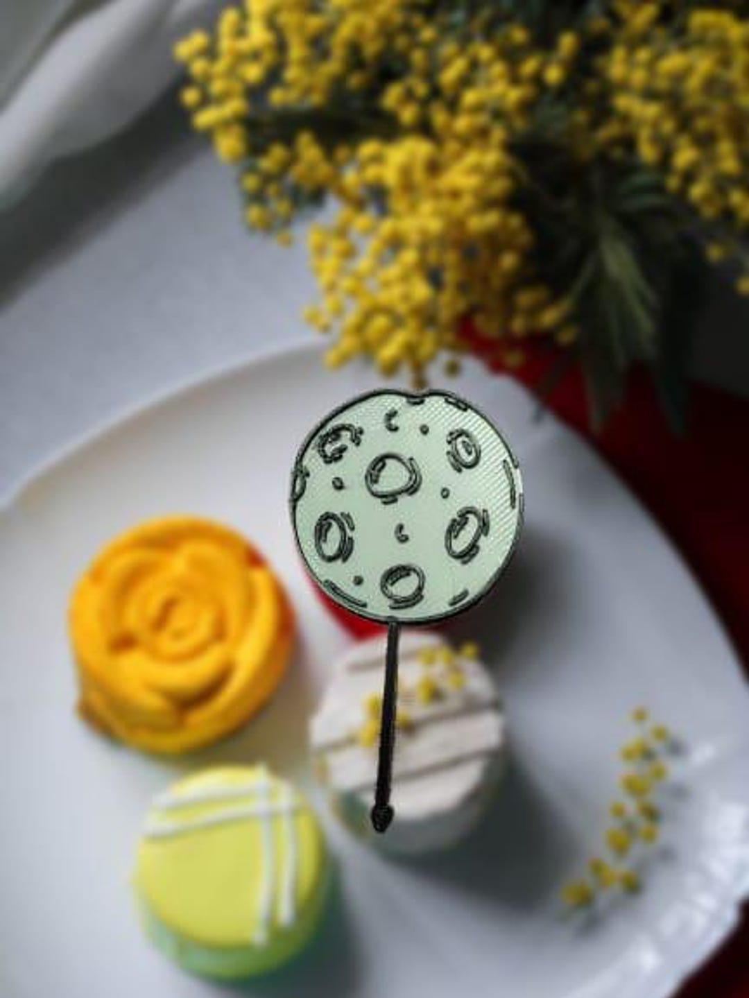 Moon Cupcake Topper Commercial Use STL File - Etsy