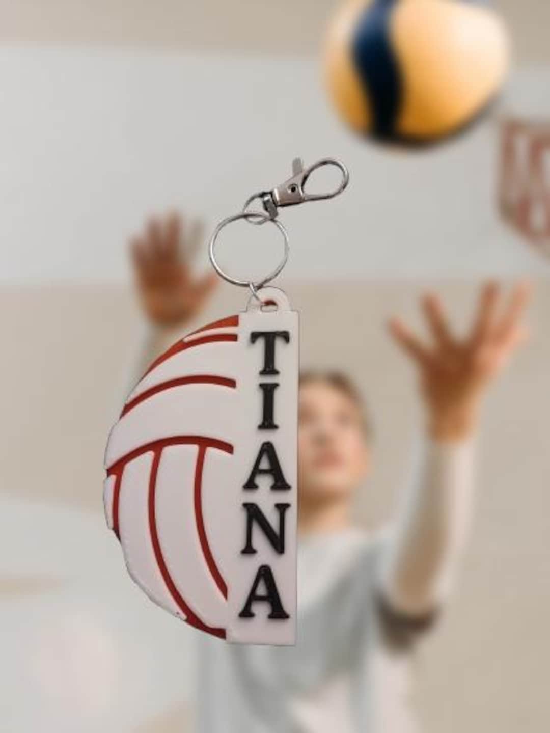 Personalized Volleyball Bag Tag - Etsy