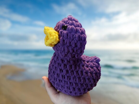 Rubber Duck Plushie Low Sew Crochet Pattern - Etsy