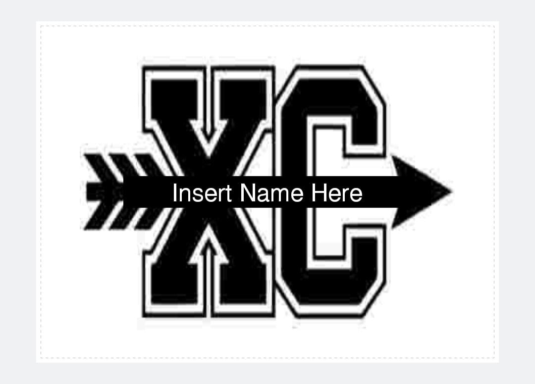 Personalized Cross Country Stickers 4x3" - Etsy
