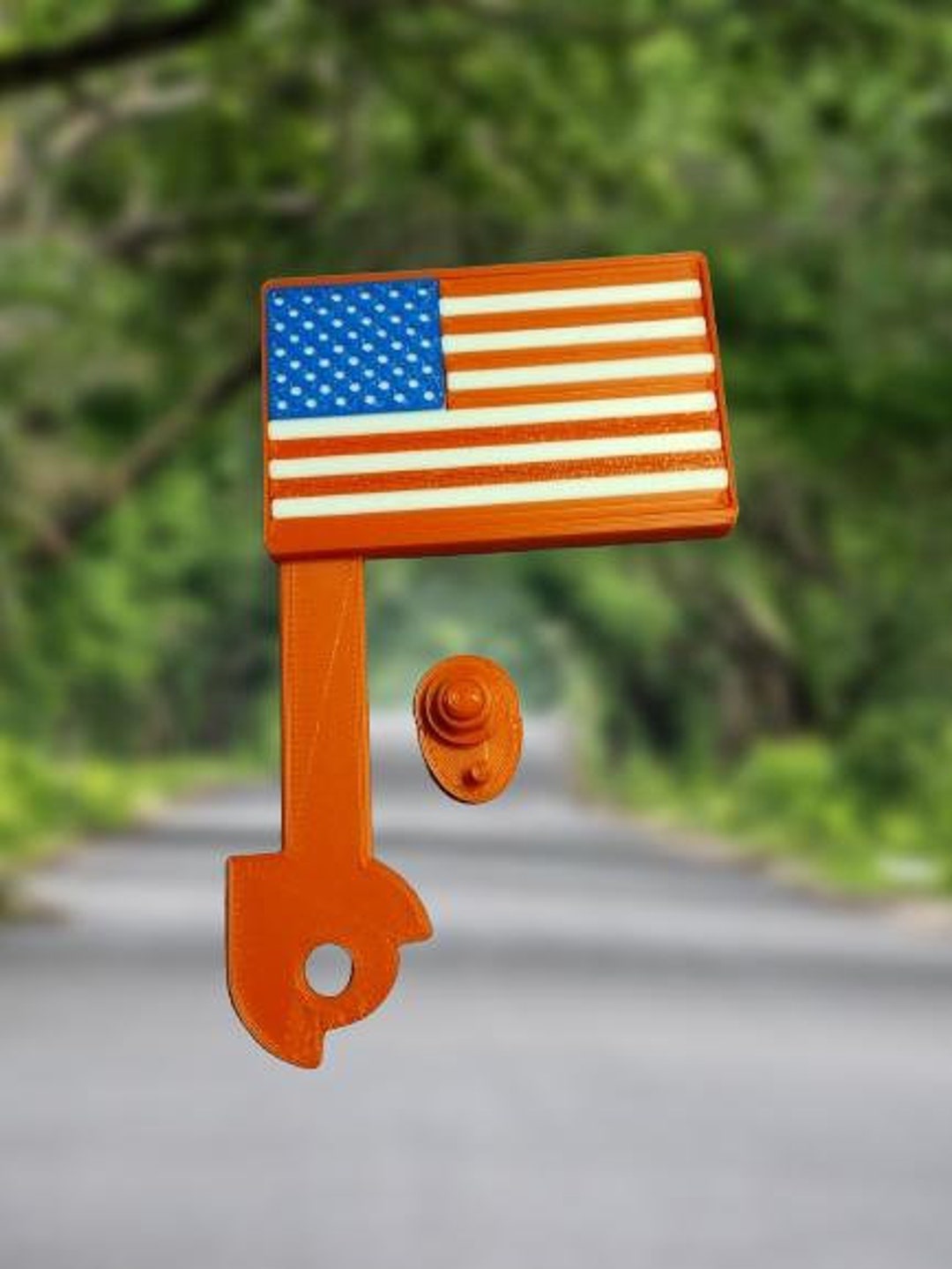 Mailbox Flag American Flag STL File - Etsy