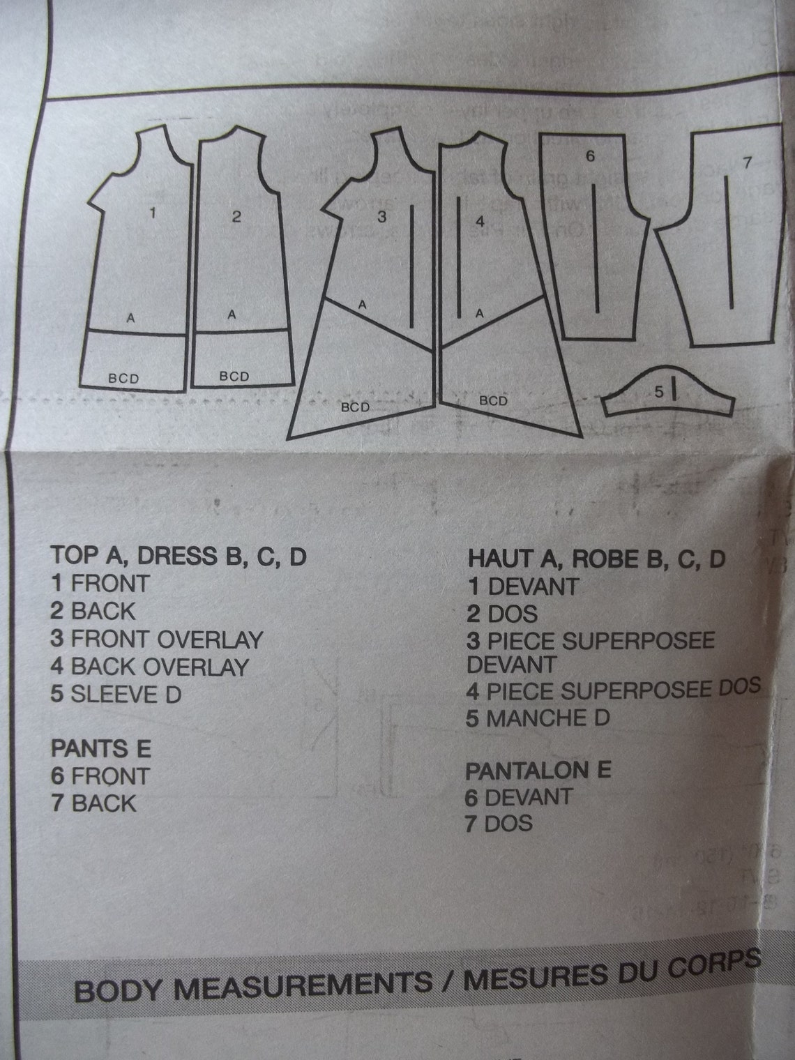 Butterick 5655 Dress Top Pants Sewing Pattern - Etsy