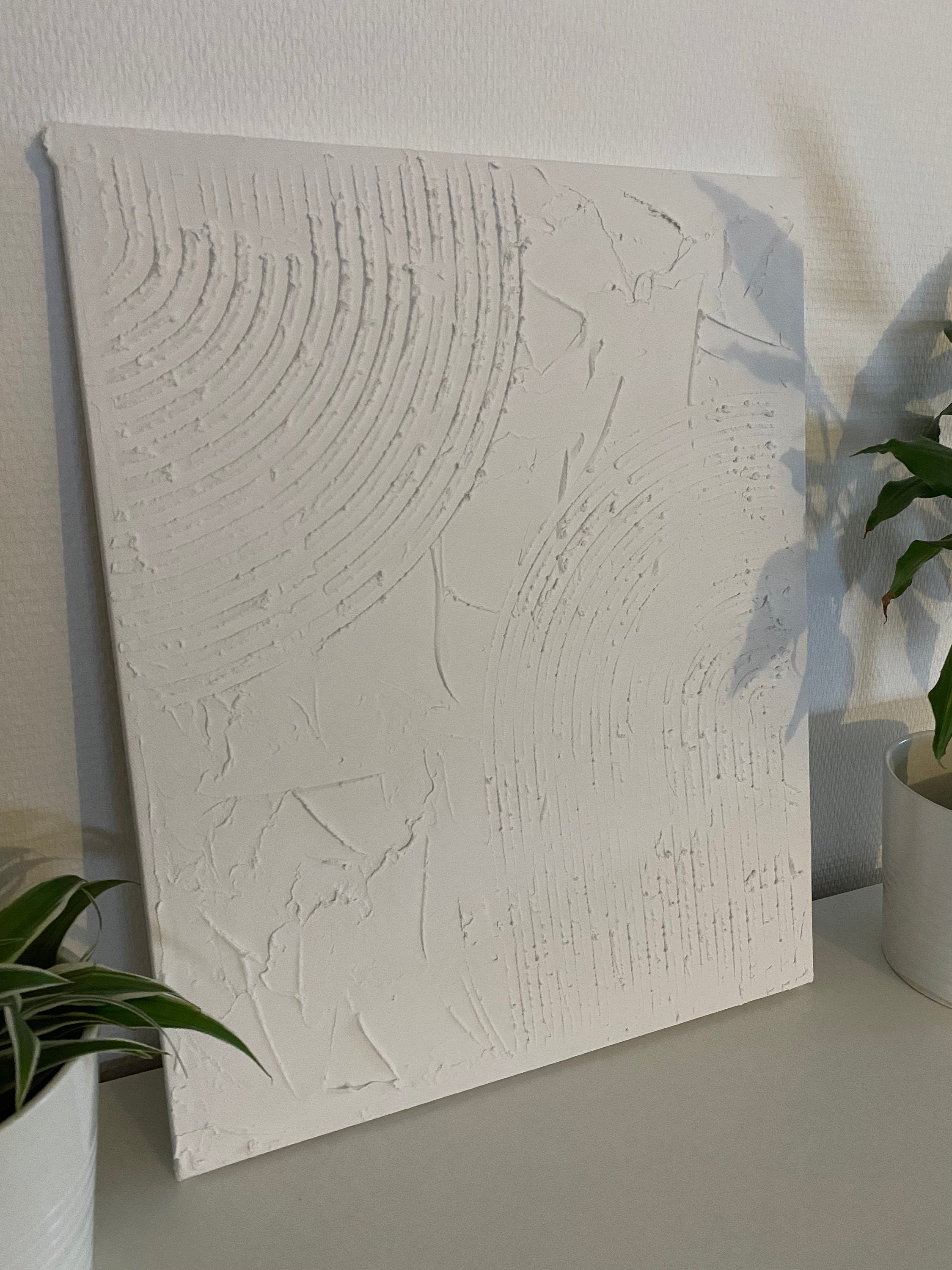 DEMI ARCH ⎮ Custom Textured Wall Art, Modern Minimalist Plaster ...