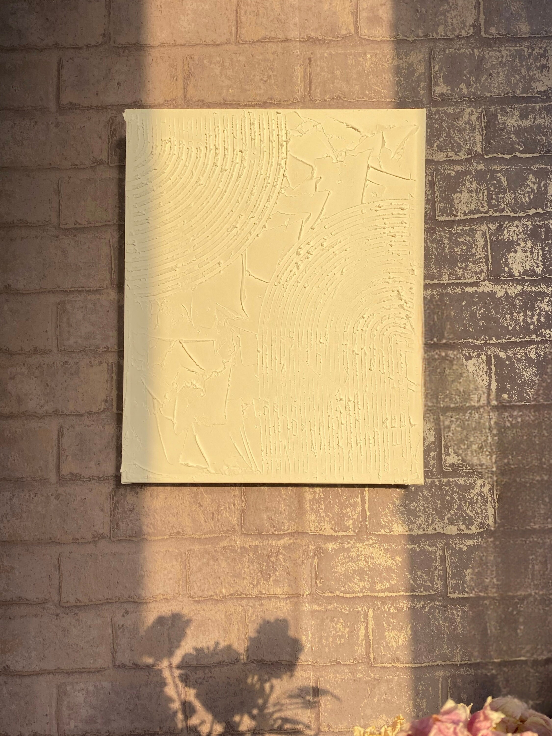 DEMI ARCH ⎮ Custom Textured Wall Art, Modern Minimalist Plaster ...
