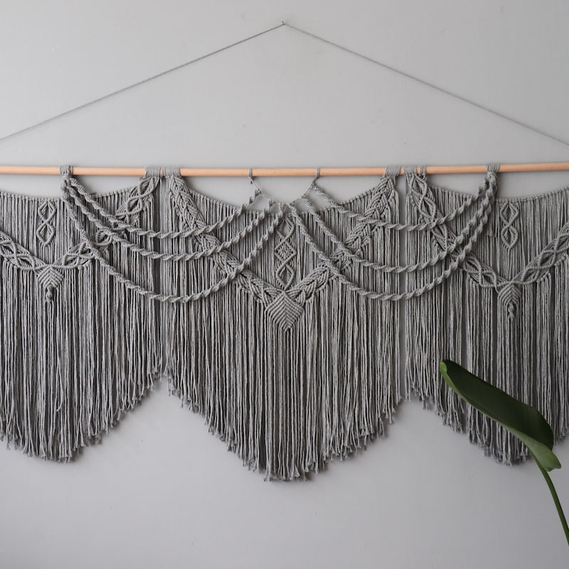 Macrame Valance - Etsy