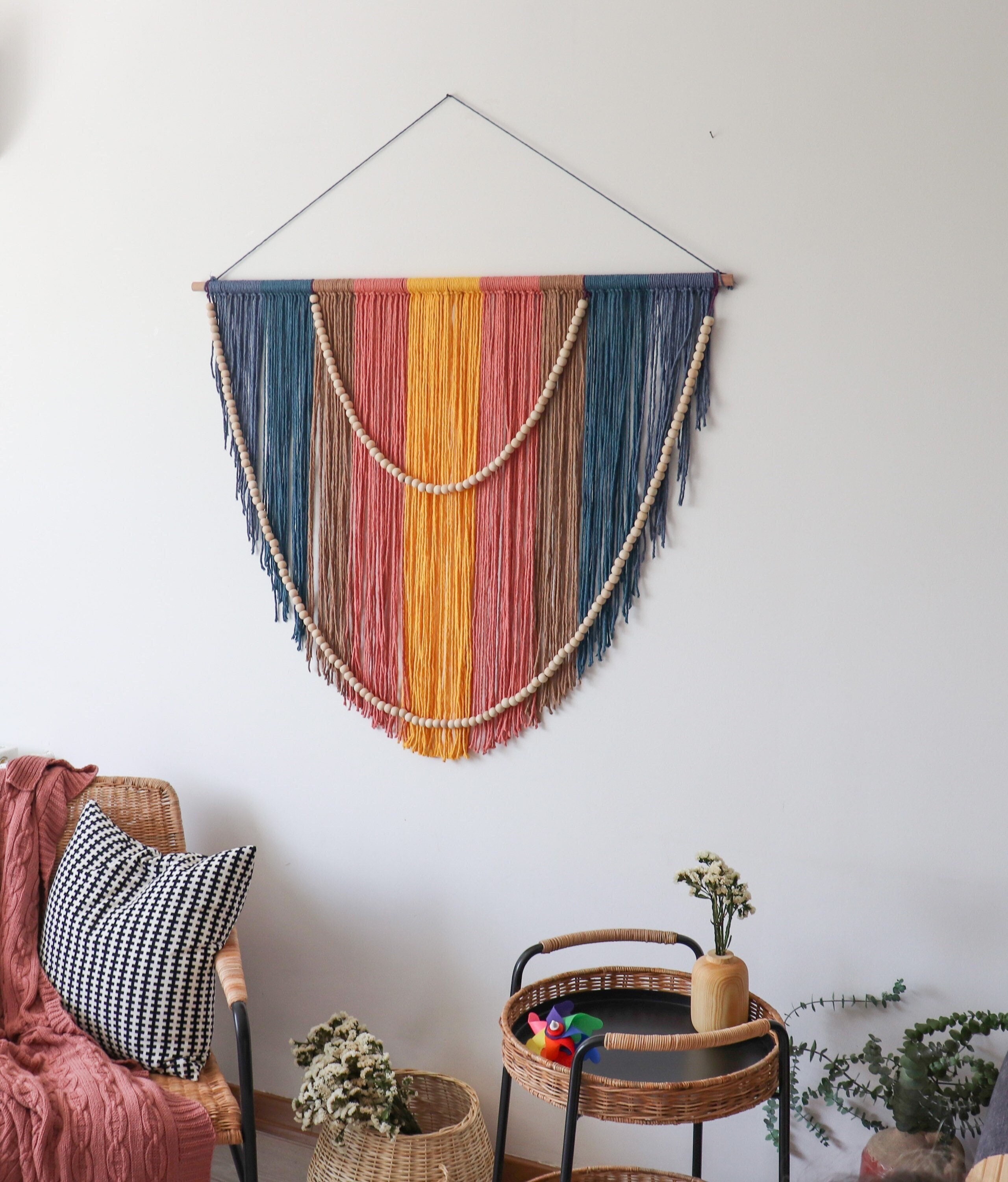 Extra Large Macrame Wall Hanging Bohemian Decoration Woven - Etsy