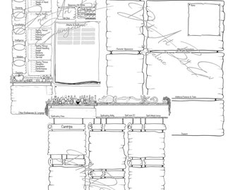 Character Creator Sheet - Etsy