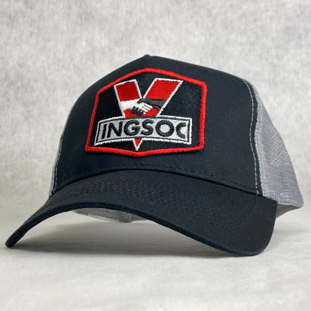 INGSOC Embroidered Trucker Hat: 1984 George Orwell Fan Gift - Etsy