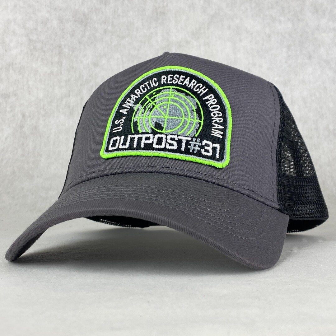 Outpost 31 Trucker Hat: Retro Embroidered Sci-fi the Thing Baseball Cap ...