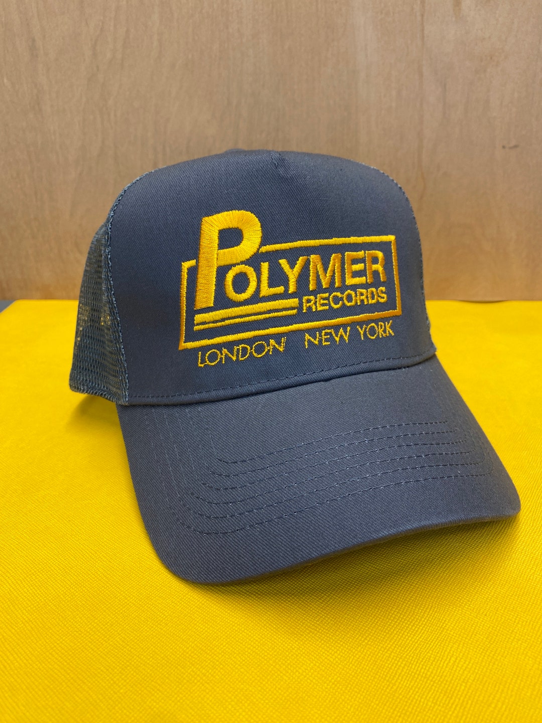 Polymer Records Retro Trucker Hat. Inspired by the Film Spinal Tap - Etsy